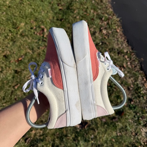 Vans | Shoes | Womens Vans Era Platform Twill Pastel Pink Block Shoes ...